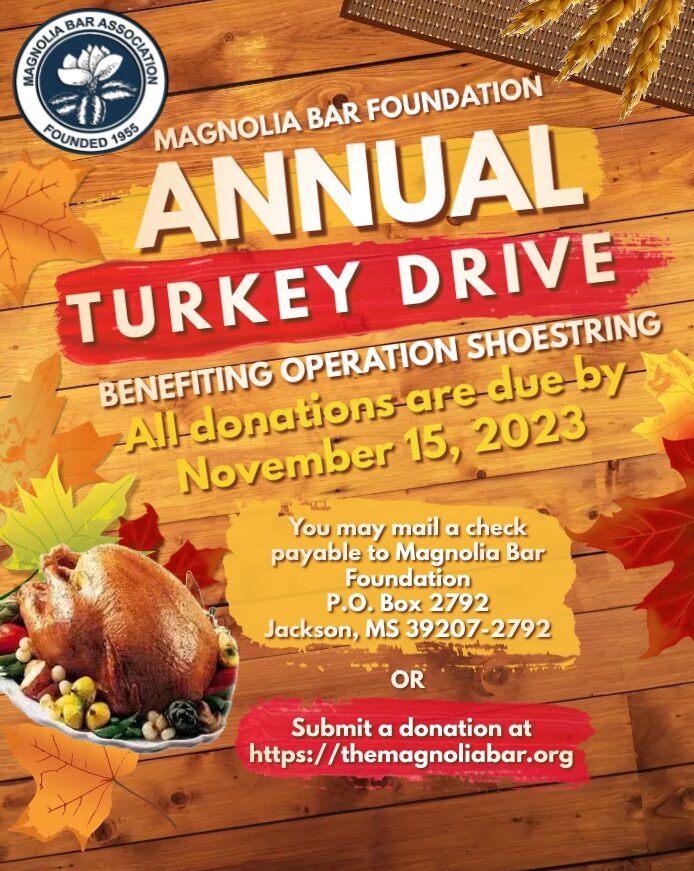 Annual Turkey Drive – Magnolia Bar Association